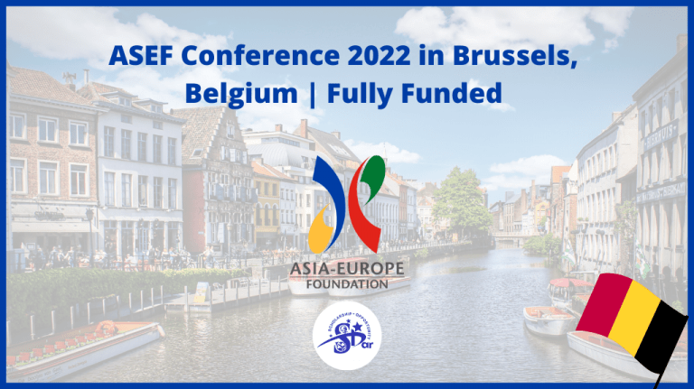 ASEF Conference 2022 Brussels - Belgium | Fully Funded ...