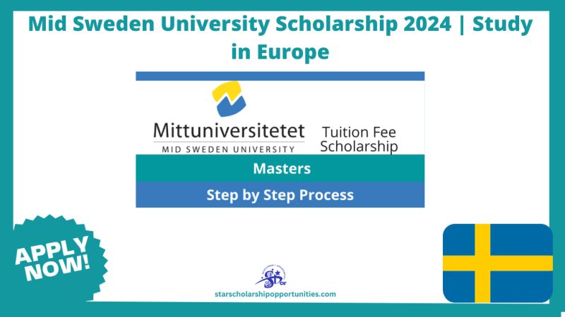 Mid Sweden University Scholarship 2024 | Study in Europe ...