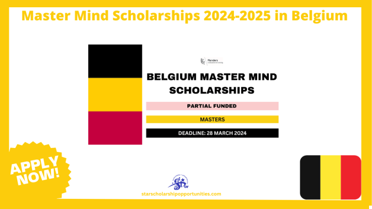 Master Mind Scholarships 2024-2025 in Belgium – Starscholarshipopportunities